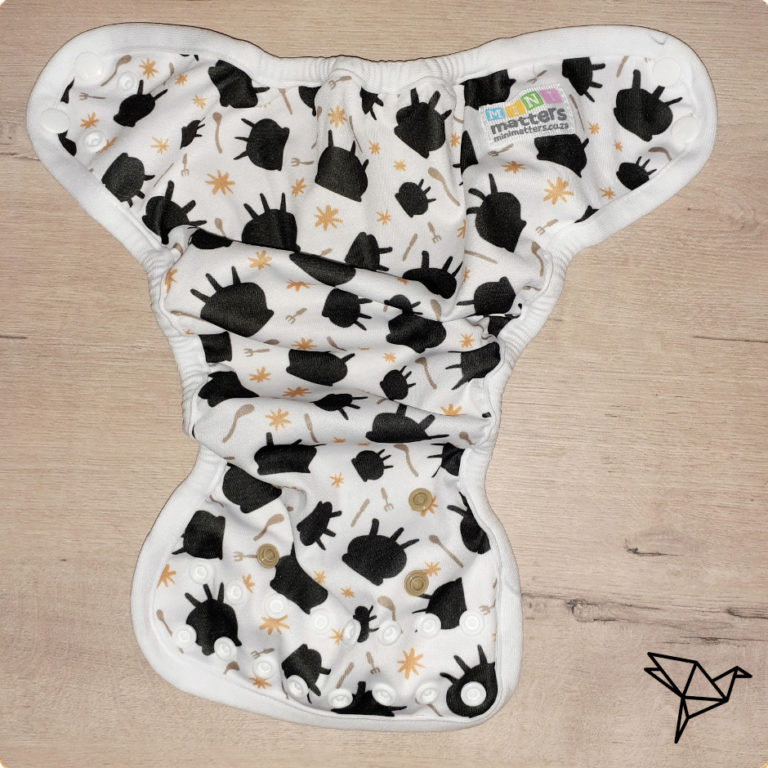 Printed Mini PUL Cover – Potjie Pots - Origami Eco